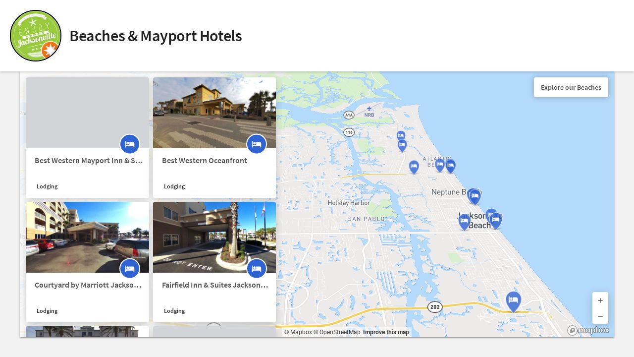 Beaches & Mayport Hotels